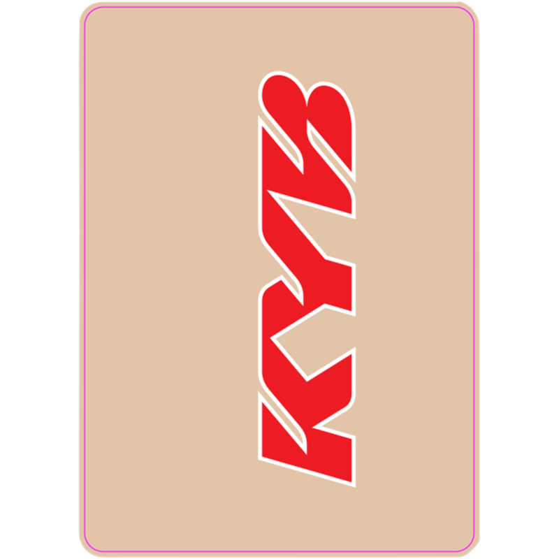 KYB Fork Decal – Lang's Off-Road