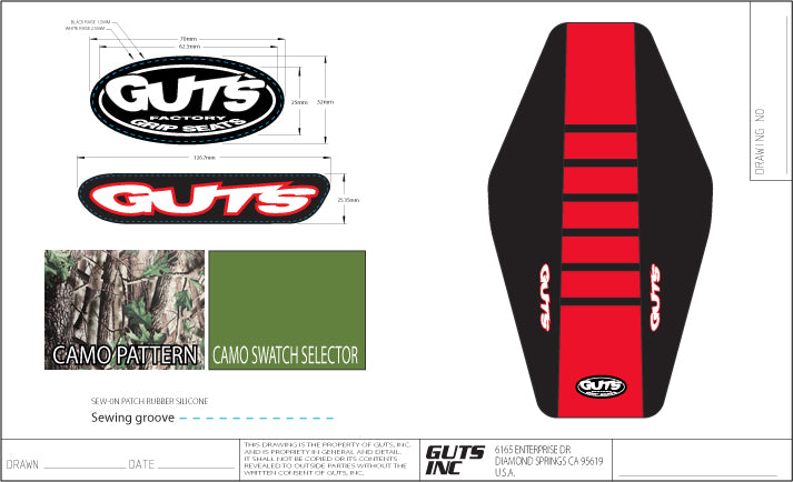 GUTS RACING SEAT COVERS & FOAM - BETA RR 20'-CURRENT, X-TR 23'-CURRENT ...